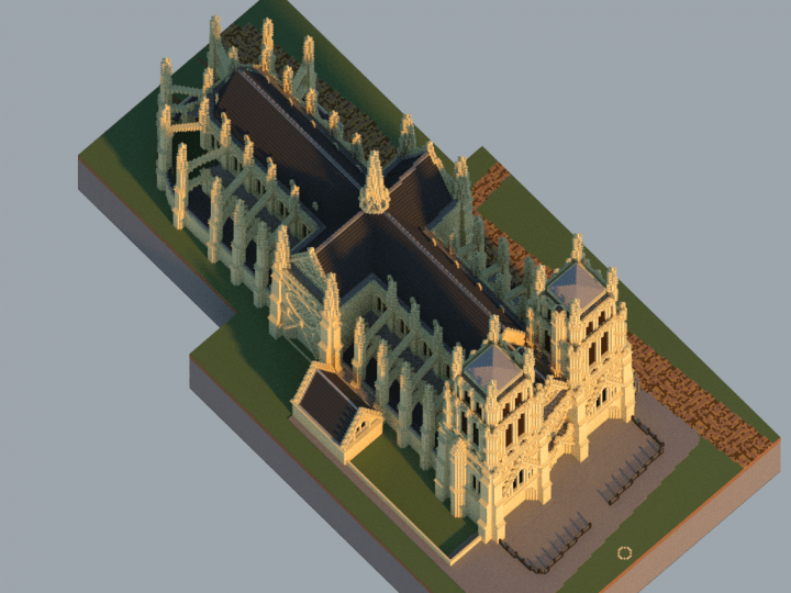 Cathedrale Saint Boniface - Minecraft Building Inc
